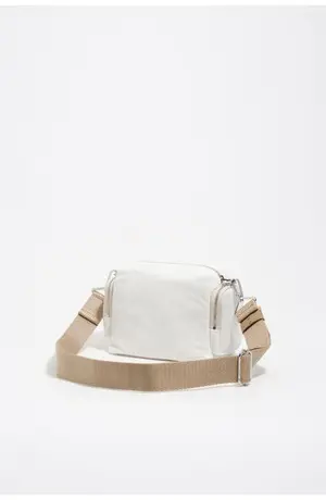 Bimba Y Lola Nylon Mini Utility Bag With Leather Details