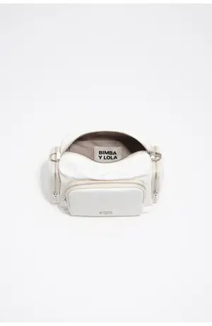 Bimba Y Lola Nylon Mini Utility Bag With Leather Details