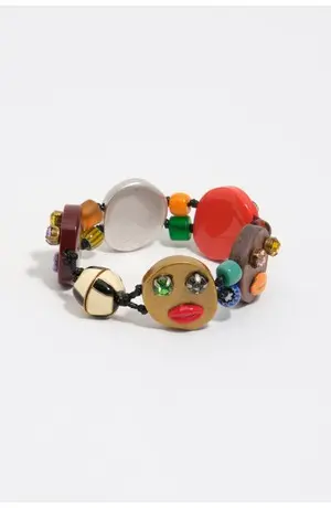 Bimba Y Lola Multicolor Mask And Glass Bracelet