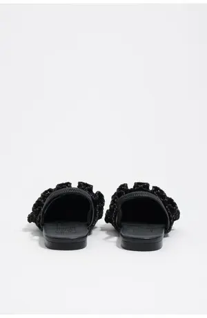 Bimba Y Lola Raffia Slingback Ballerina Flats