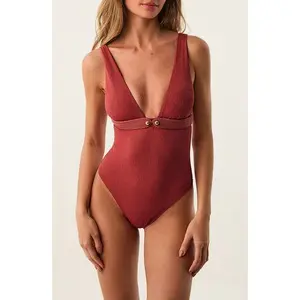 VIX PAULA HERMANNY Lian Amala One-piece Swimsuit - Red