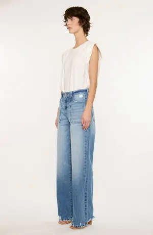 KANCAN Monie High-rise Wide-leg Jeans