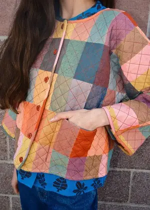 Ace & Jig Amara Quilted Reversible Cardigan Jacket