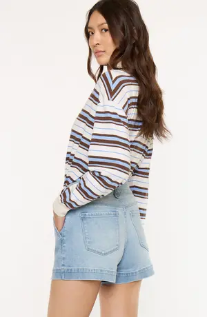 KANCAN High-rise Denim Shorts