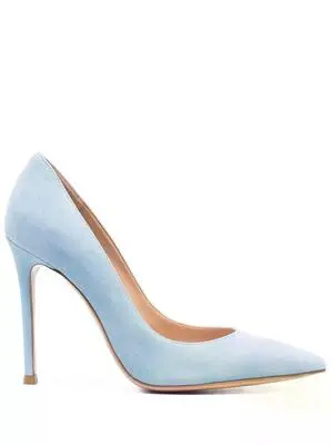 GIANVITO ROSSI Pointed Suede Pumps