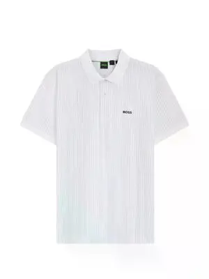 BOSS Cotton-piqué Polo Shirt With All-over Print