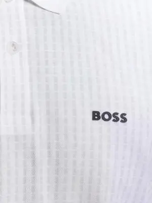 BOSS Cotton-piqué Polo Shirt With All-over Print
