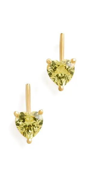 Alexa Leigh Linea Love Stud Earrings - Marigold