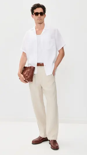 Madewell Linen Back Pants
