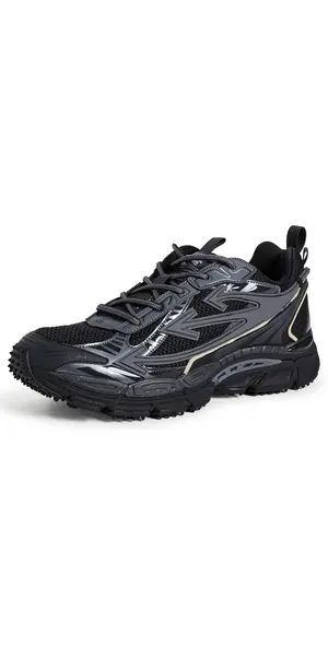 Off-White Be Right Back" Lace-up Sneakers - Black