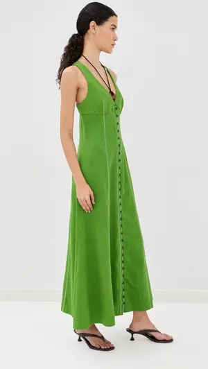 Rosie Assoulin Row Your Buttons Dress