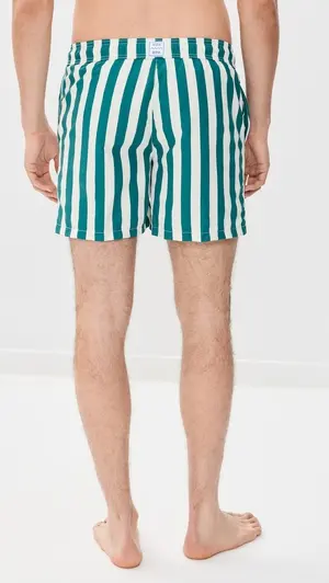 RIPA RIPA Striped Swimshorts - Green