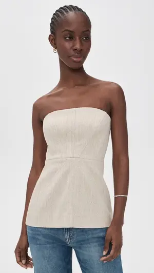 A.emery Lovett Top - Bone