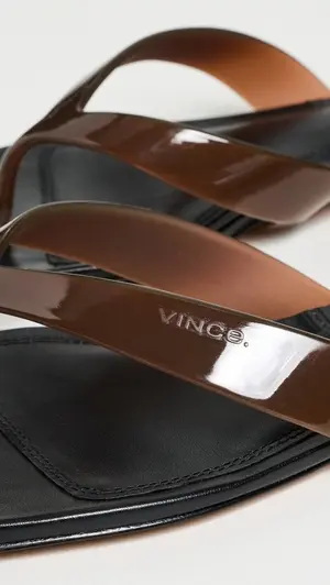 Vince San Juan Jelly Sandals - Saddle