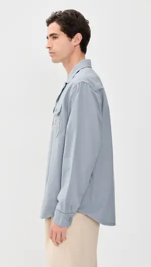 Carhartt Work In Progress Long Sleeve Kelsey Shirt - Mirror