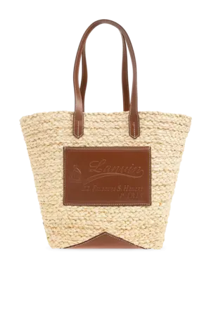LANVIN Catch Medium Shopper Bag - Brown