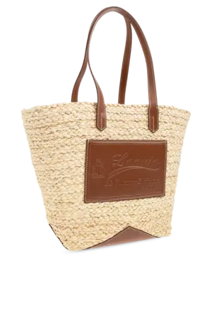LANVIN Catch Medium Shopper Bag - Brown