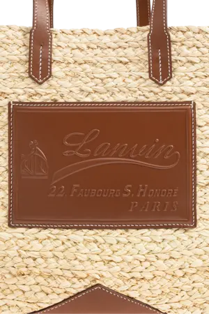 LANVIN Catch Medium Shopper Bag - Brown