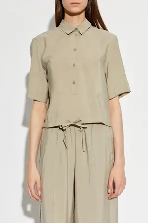 Maison Kitsuné Loose-fit Polo Shirt - Beige