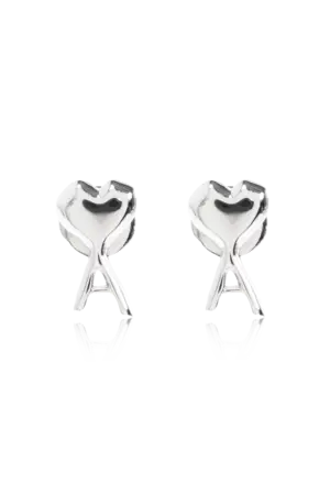 Ami Brass Earrings - Silver