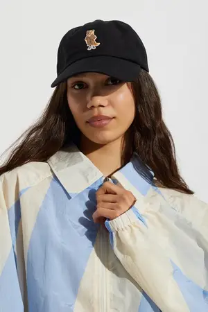 Maison Kitsuné Baseball Cap - Black