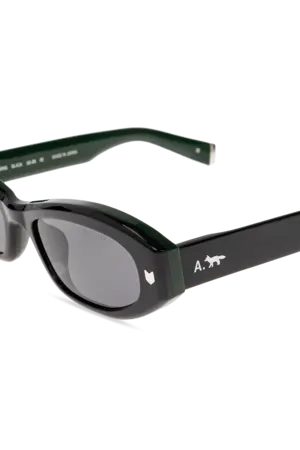Maison Kitsuné X A. Society Sunglasses - Black