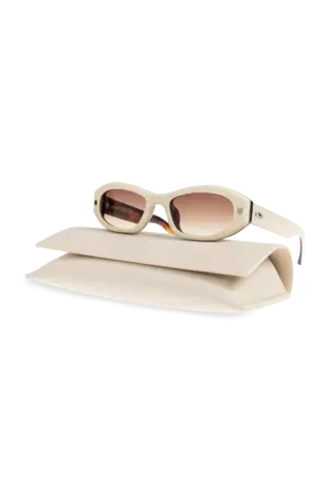 Maison Kitsuné X A. Society Rectangle Sunglasses - Cream