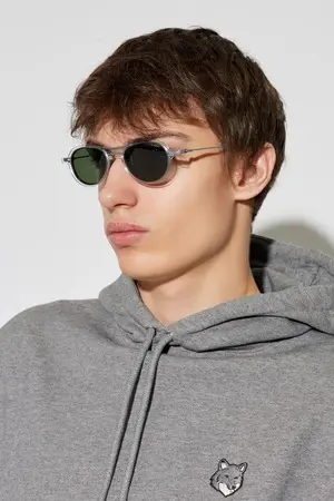 Maison Kitsuné X A. Society Clip-on Sunglasses