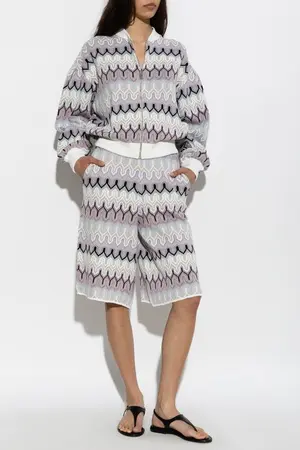 AKEP Lurex Thread Cardigan