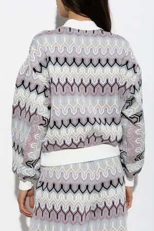 AKEP Lurex Thread Cardigan