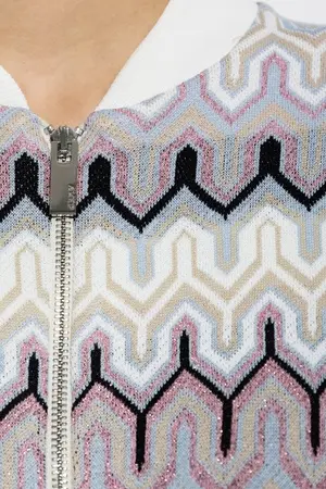 AKEP Lurex Thread Cardigan