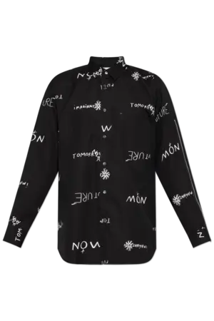 Comme Des Garçons Shirt With Print - Black
