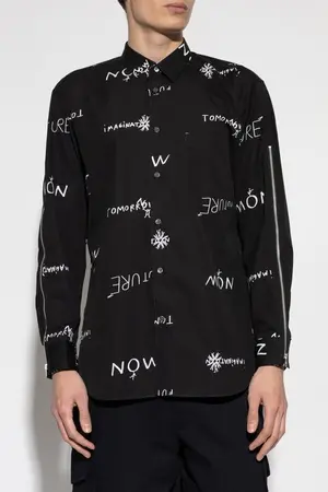 Comme Des Garçons Shirt With Print - Black