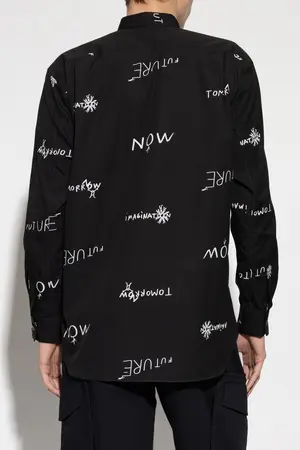 Comme Des Garçons Shirt With Print - Black