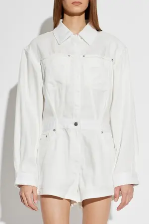 IRO PARIS Denim Jumpsuit - White