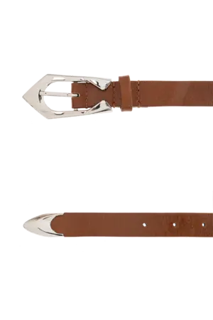 IRO PARIS Leather Cuff Belt - Brown