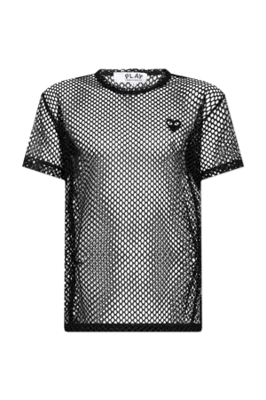 Play Comme Des Garcon Transparent T-shirt - Black