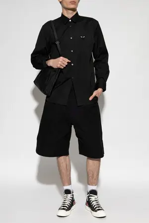 Play Comme Des Garcon Shirt With Patch