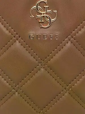 Guess Quilted Logo-plaque Phone Bag