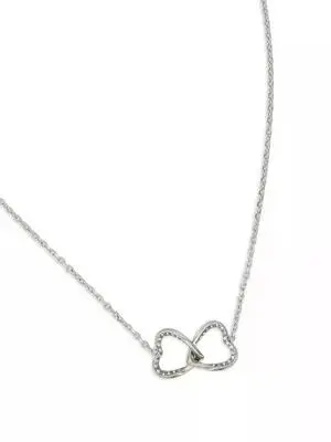 Guess Interlocking Heart Pendant Necklace
