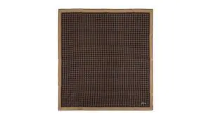 Brioni Houndstooth Pocket Square - Kaki