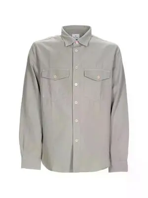 Paul Smith Long-sleeve Flap Pocket Shirt - Grey