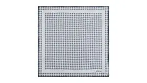 Brioni Checkered Print Pocket Square - Multicolor