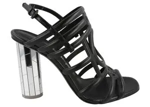 FERRAGAMO Florenza Slingback Sandals - Black