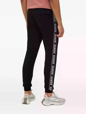 Guess Logo-tape Track Pants - Black