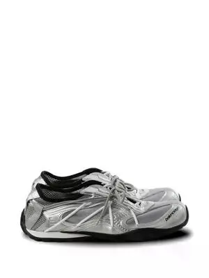 Balenciaga Silver Tone Sneakers For Women