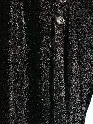 Rabanne Draped Midi Skirt - Black