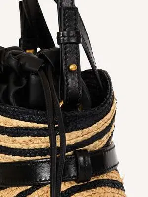 Balmain Mini Shuffle Bag - Beige