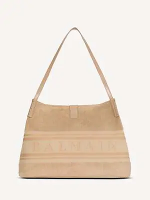 Balmain Medium Release Tote Bag - Beige
