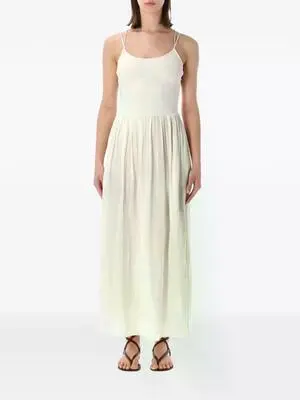 SESSUN Lace-up Back Dress - Neutrals